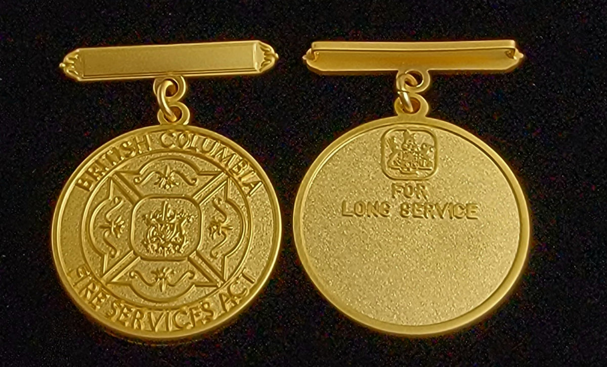 British Columbia Fire Service Medal – Defence Medals Canada
