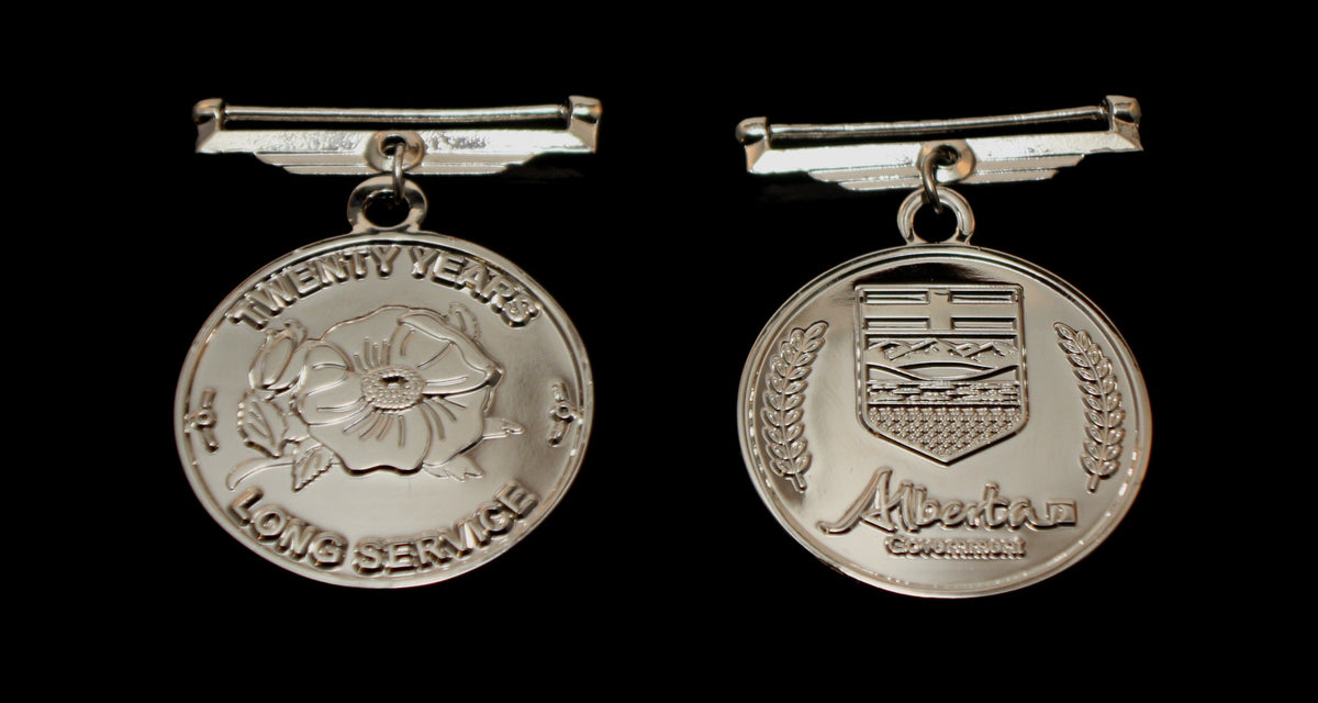 Alberta Police 20 Year Long Service Medal – Defence Medals Canada